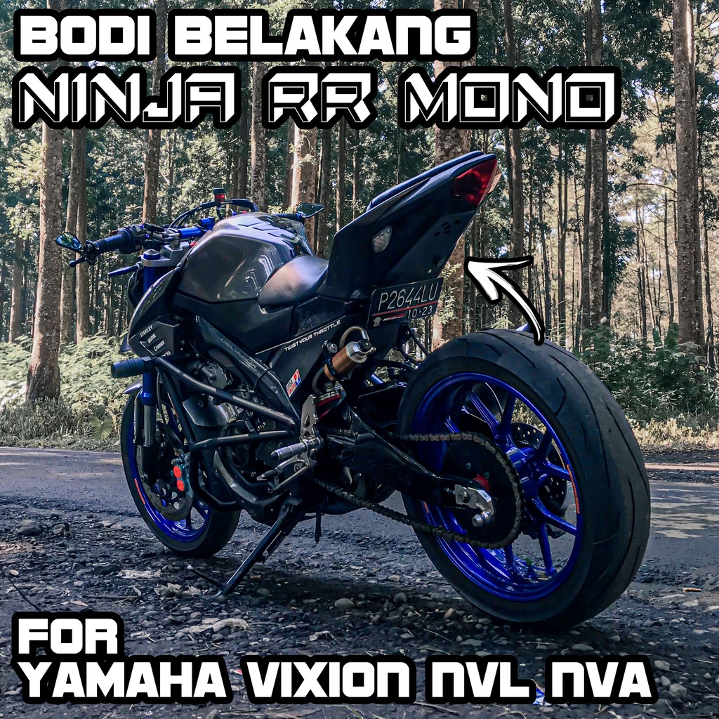 Jual BODI BELAKANG ORIGINAL NINJA RR MONO / Z250SL UNTUK YAMAHA VIXION ...