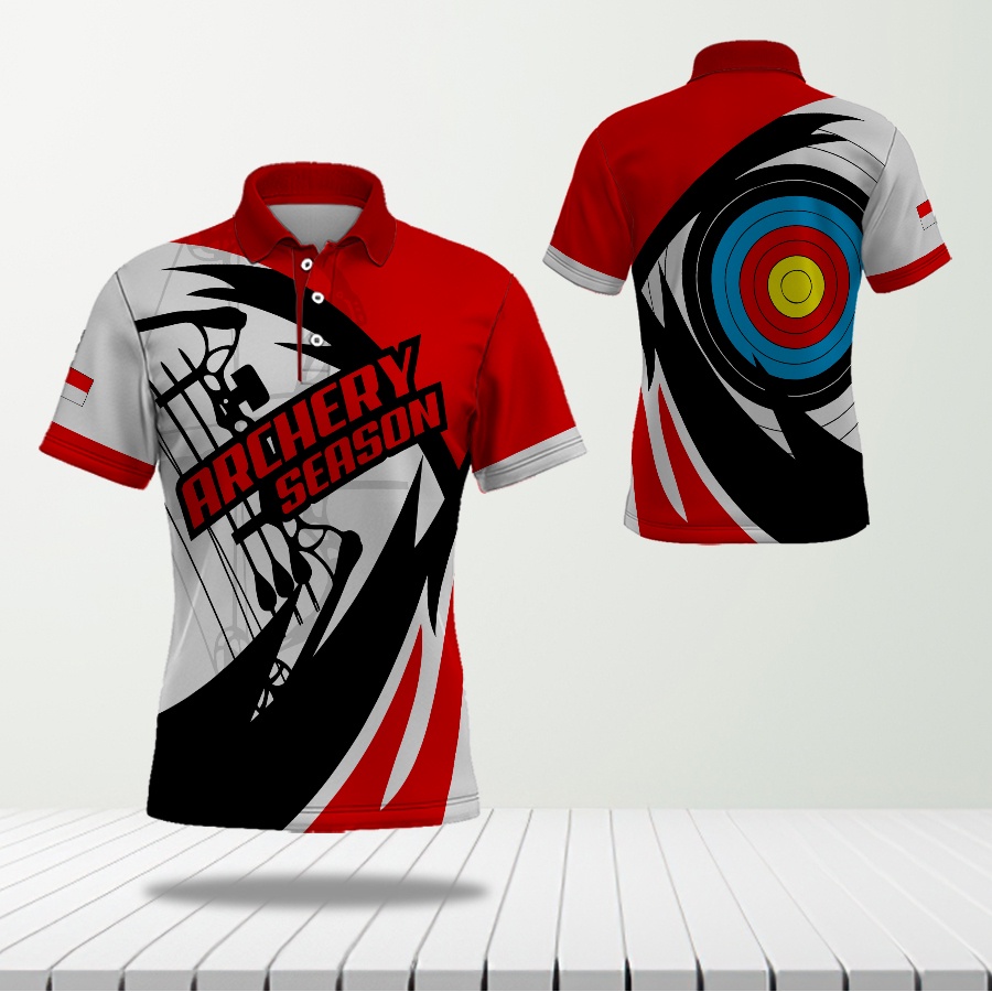 Jual Jersey Archery Indonesia Custom Full Printing Free Custom Nama ...