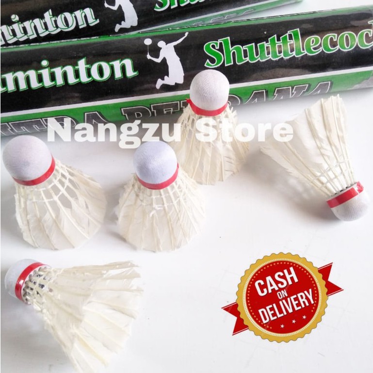 Jual SHUTTLECOCK BOLA KOK BADMINTON BULUTANGKIS LOKAL TERMURAH bisa cod ...