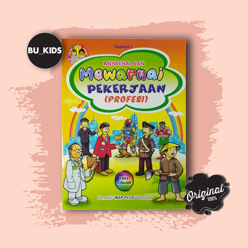 Jual BUKU MEWARNAI / MENGENAL & MEWARNAI PEKERJAAN (PROFESI) | Shopee ...