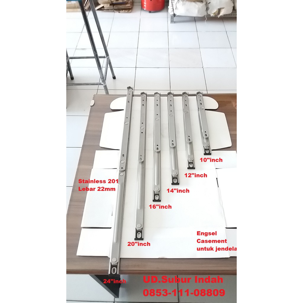 Jual Engsel Casement-Engsel Jendela Jungkit&Swing Stainless 10'-12'-14 ...