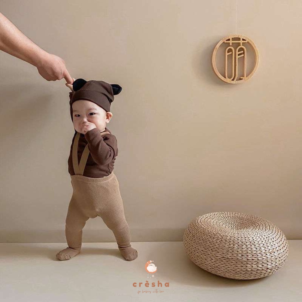 Jual Cresha - Nara Overall Legging with Inner | Baby Legging Korean ...