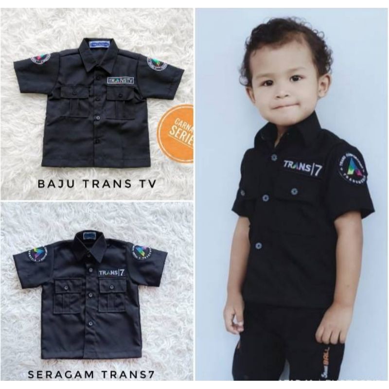 Jual baju seragam kostum anak trans tv/kostum tv one/kostum baju trans ...
