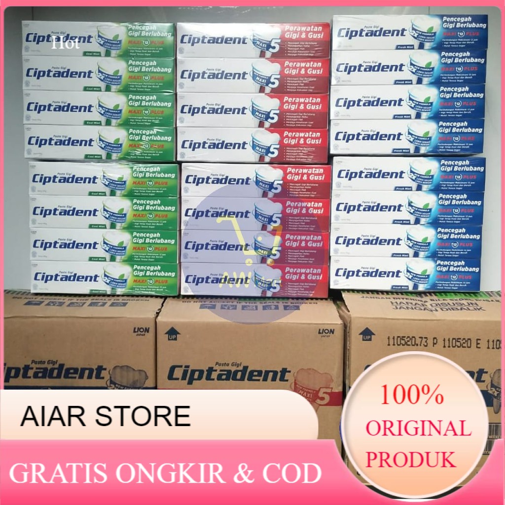 Jual ODOL CIPTADENT 75G + 15G EXTRA ISI 20% ORIGINAL | Shopee Indonesia