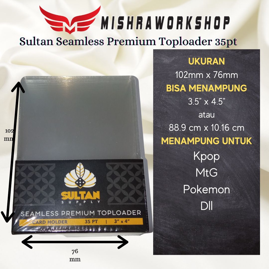 Jual Sultan Toploader Premium Seamless 35pt (satuan) | Shopee Indonesia