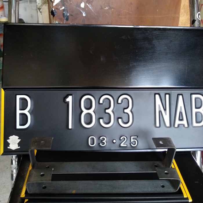 Jual V2D054 Tempat Plat Nomor Dinas + Dudukan Plat Nomor Mobil Umum ...