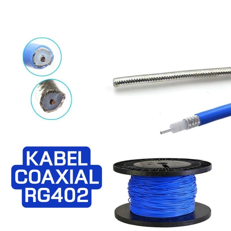 Jual KABEL RG402 50OHM COAXIAL SEMIRIGID BIRU | Shopee Indonesia