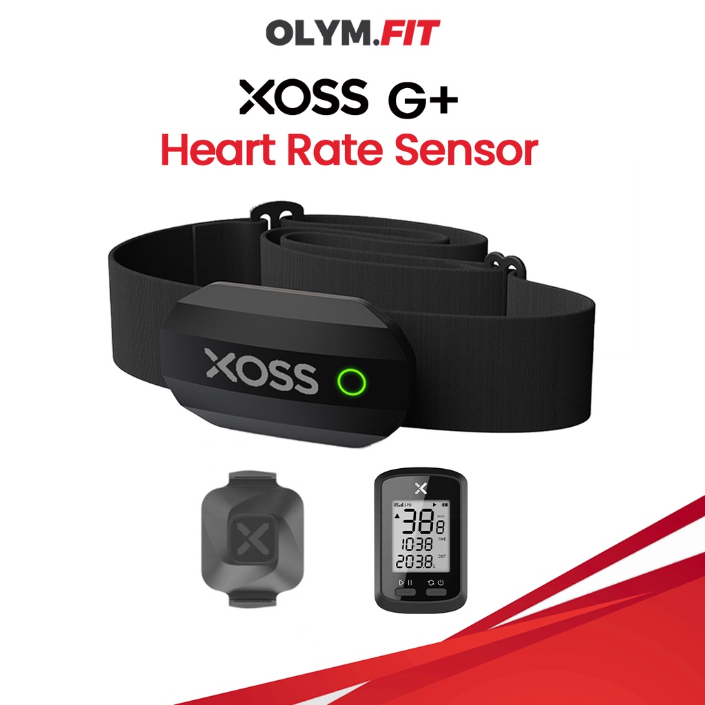 Jual ORIGINAL XOSS Heart Rate Monitor Sensor G+ Cadence Speedometer ...