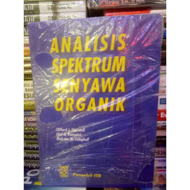 Jual Analisis Spektrum Senyawa Organik Clifford J Creswell Shopee Indonesia
