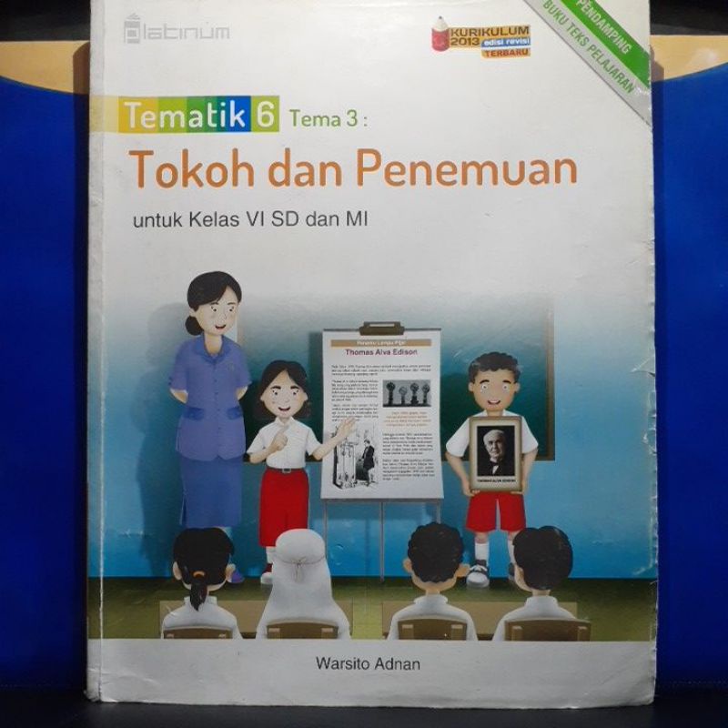 Jual TEMATIK 6 Tema 3 : Tokoh dan Penemuan | Shopee Indonesia