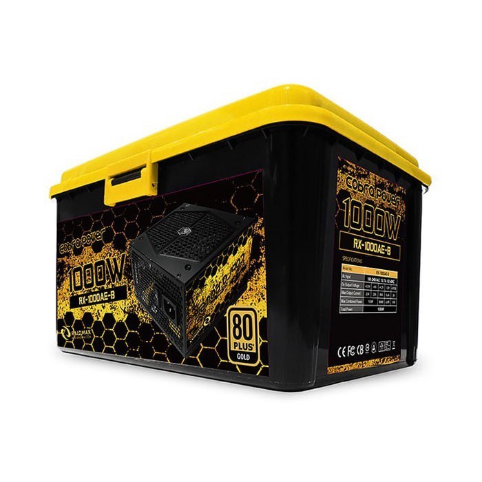 Jual RAIDMAX Cobra RX-1000AE-B 80+ Gold Modular 1000 Watt PSU | Shopee ...