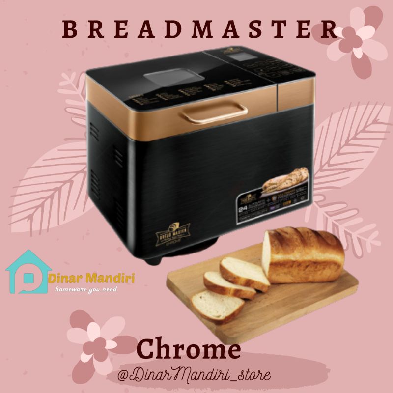 Jual Bread Master Chrome Pembuat Roti Otomatis (Kapasitas loyang 1 Kg ...