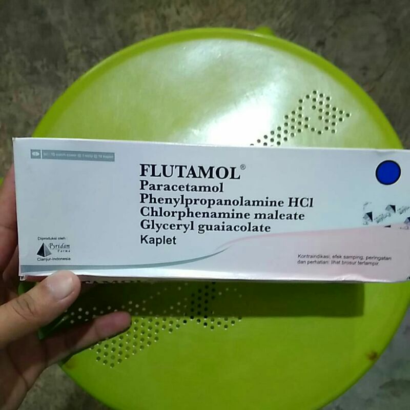 Jual FLUTAMOL® KAPLET (Obat Flu,Pilek,Sakit Kepala,Demam,Batuk ...