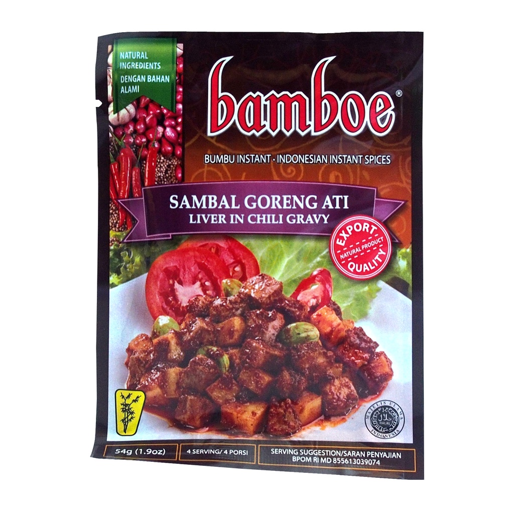 Jual BAMBOE BUMBU SAMBAL GORENG ATI 54GRAM | Shopee Indonesia