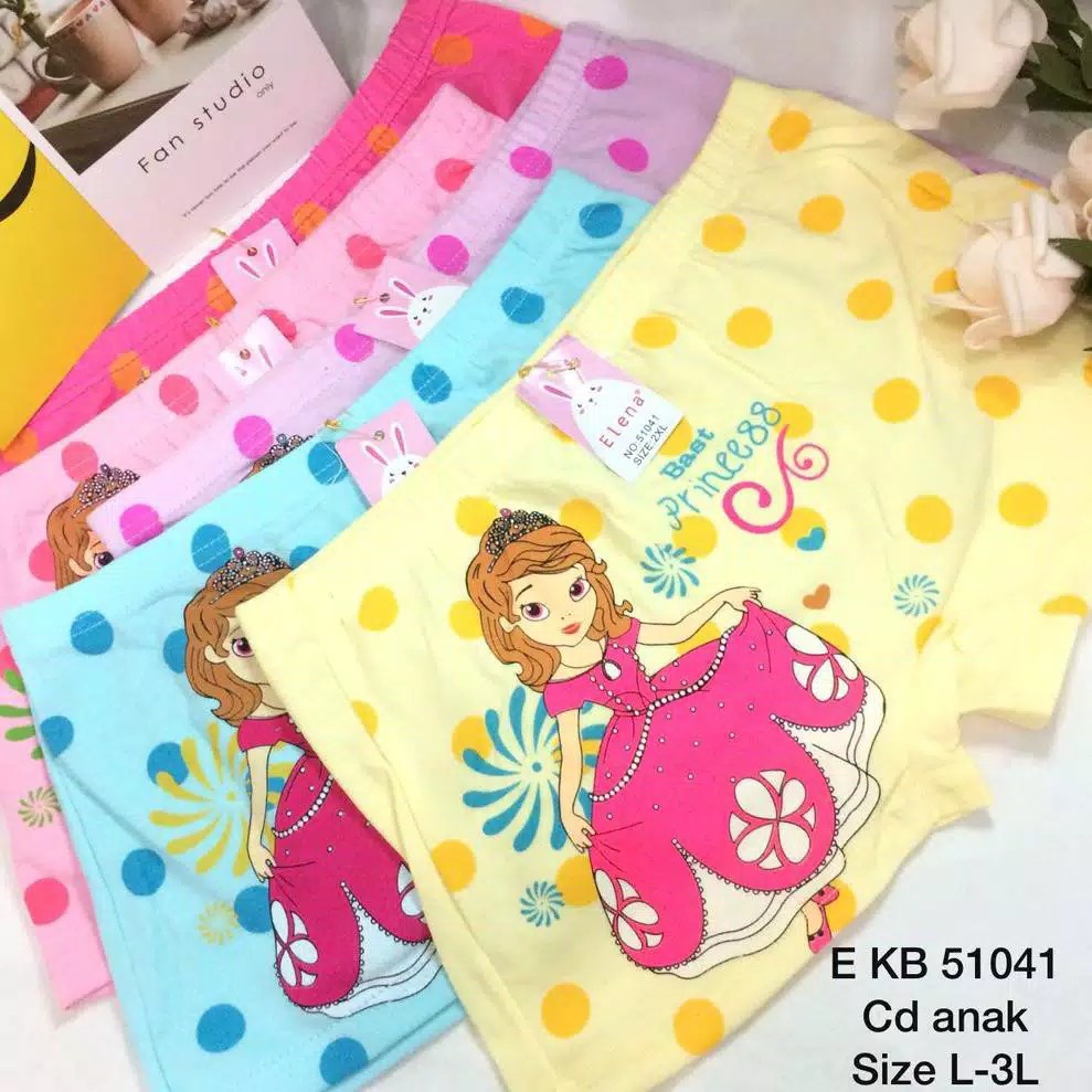 Jual Celana Dalam Boxer Super Soft ELENA Anak Perempuan / CD Cewek 9025 ...