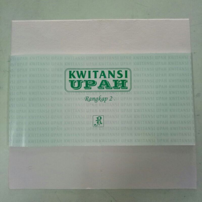 Jual Buku Kwitansi Upah Rangkap 2 ( NCR 2 Ply - 1/3 Folio ) | Shopee ...