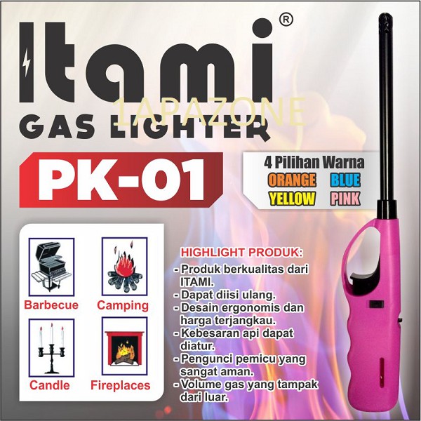 Jual Pemantik api (GAS LIGHTER) PK-01 ITAMI | Shopee Indonesia