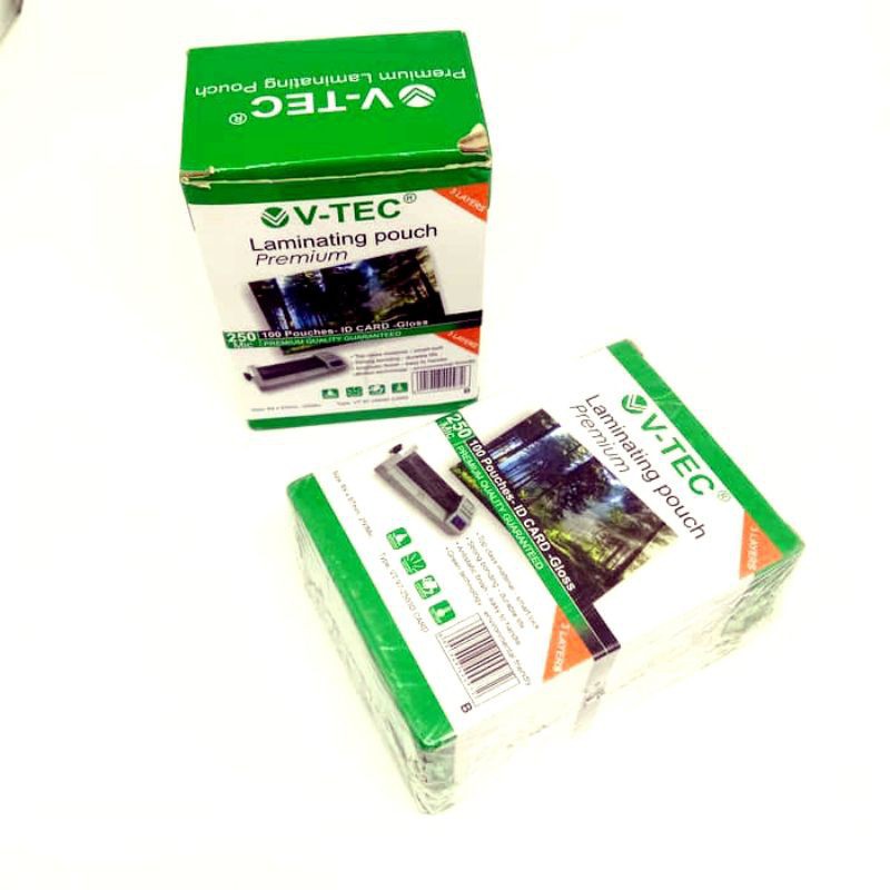 Jual V-Tec Plastik Laminating id card / ktp 250 MC | Shopee Indonesia