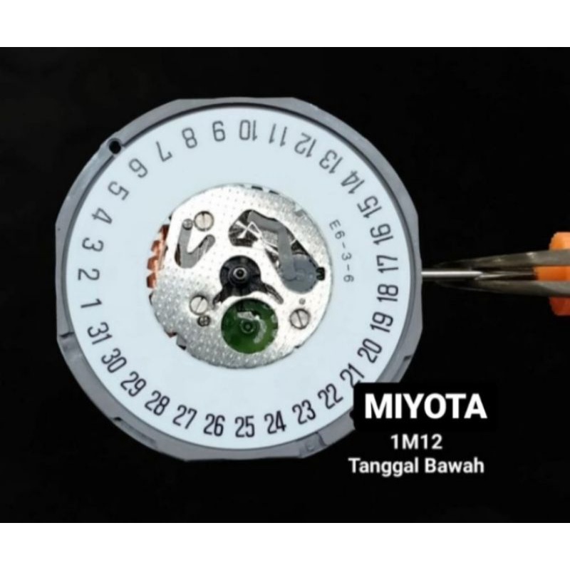Jual MESIN JAM TANGAN MIYOTA 1M12 GM12 TANGGAL ORIGINAL | Shopee Indonesia