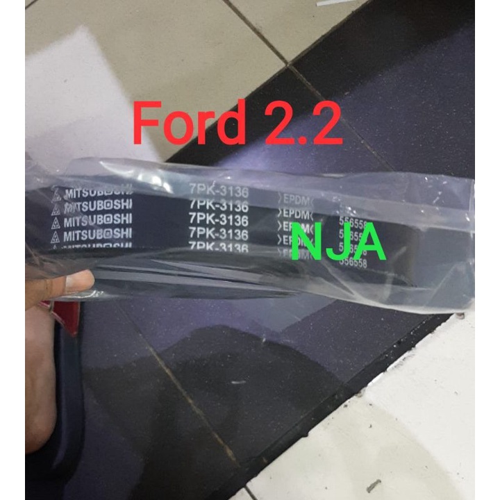 Jual fan v belt Tali kipas 7pk-3136 Ford ranger 2.2cc DC AB39-6C301-AB ...