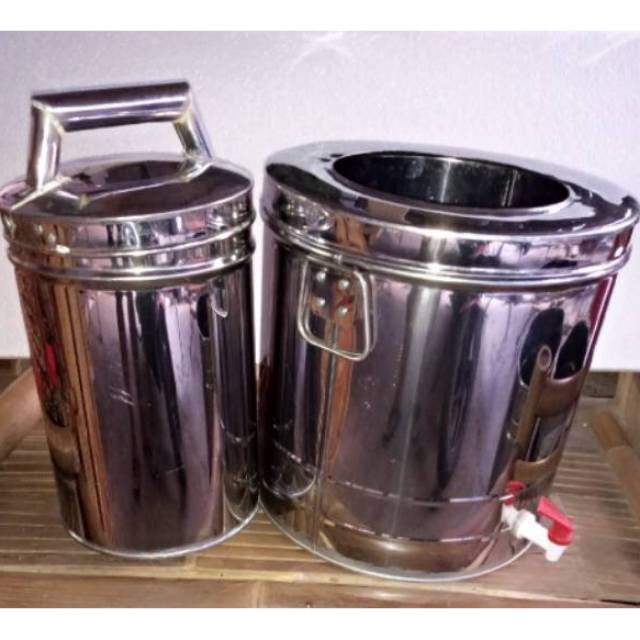 Jual Tabung Tong Alat Es Podeng Es Puter Luar Dalam 10 Liter Stainless ...
