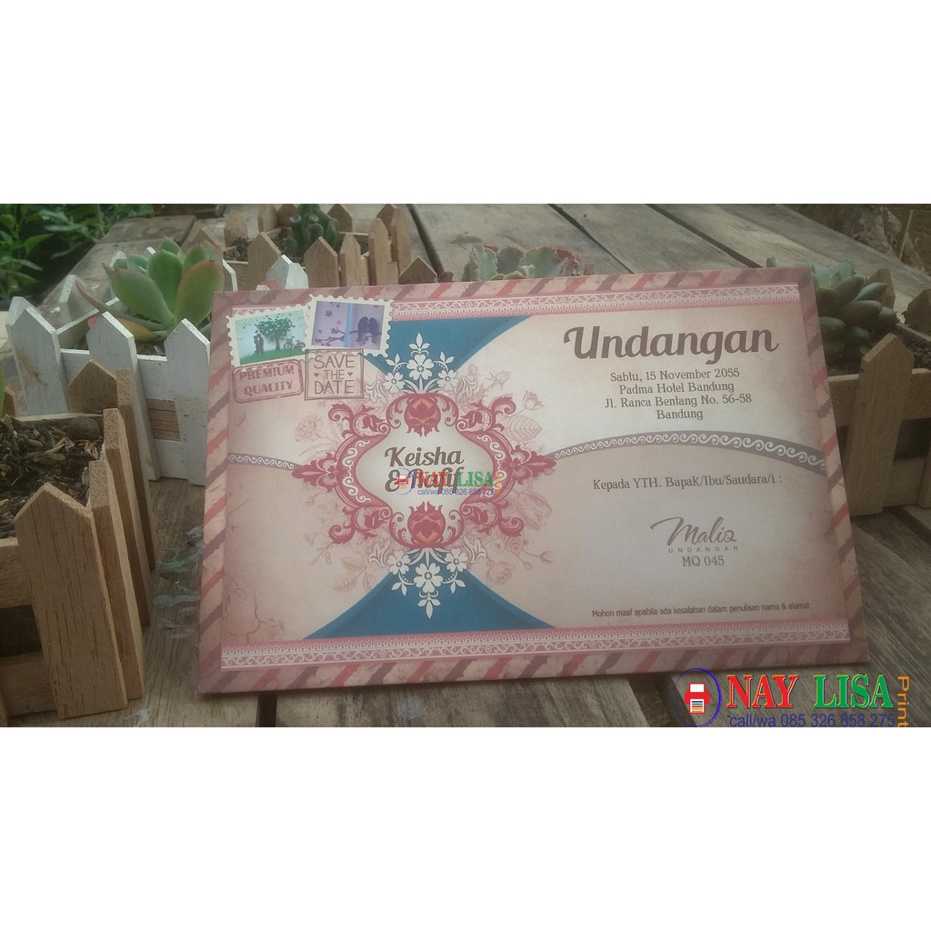 Jual Undangan Pernikahan / Undangan Nikah / Undangan Khitan / Undangan ...