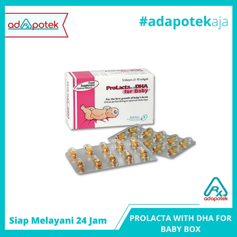 Jual PROLACTA WITH DHA FOR BABY BOX 50 KAPSUL | Shopee Indonesia