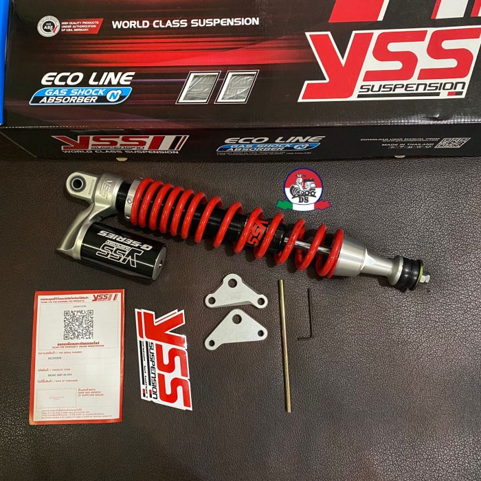 Jual Shock Tabung YSS Red New Model Rear Vespa Sprint Primavera ...