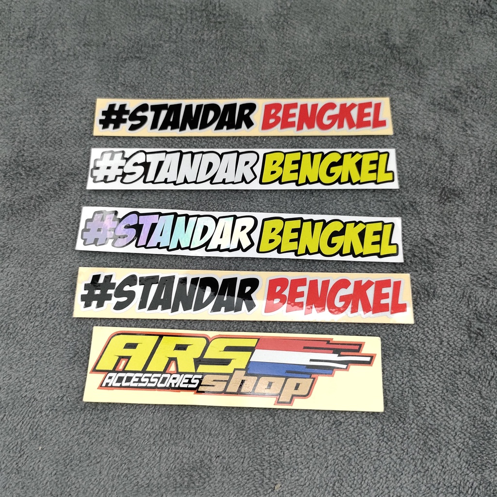 Jual STICKER STIKER STANDAR BENGKEL CUTTING Sticker cutting motor mobil ...