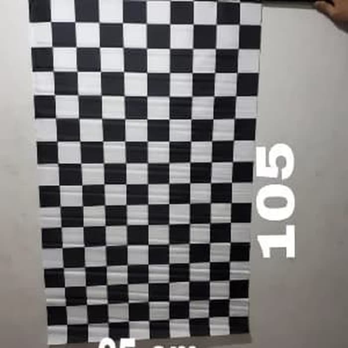 Jual Bendera Start Finish / Start Flag/ Bendera Lomba 105 X 65Cm #98 ...