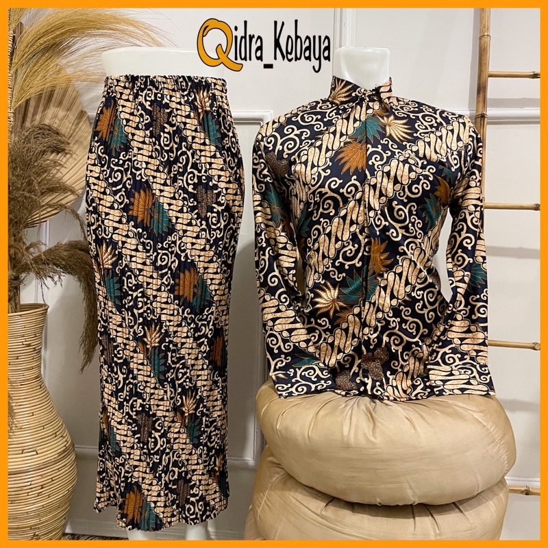 Jual Set Batik Couple Rok Plisket Batik Couple Rok Plisket Couple ...