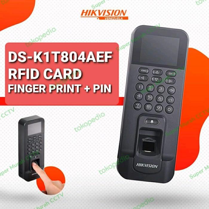 Jual Hikvision Ds-K1T804Aef Absensi Access Control Fingerprint : Rfid ...