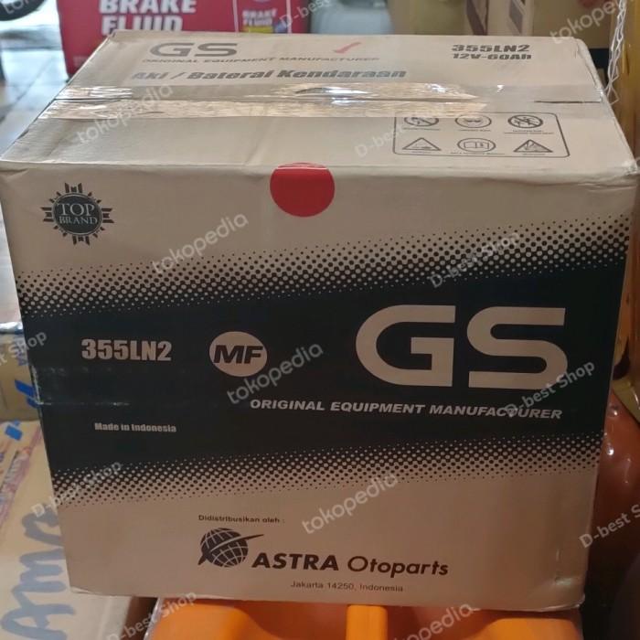 Jual AKI / ACCU KERING GS MF 355LN2 Original Innova Reborn, New Fortuner | Shopee Indonesia