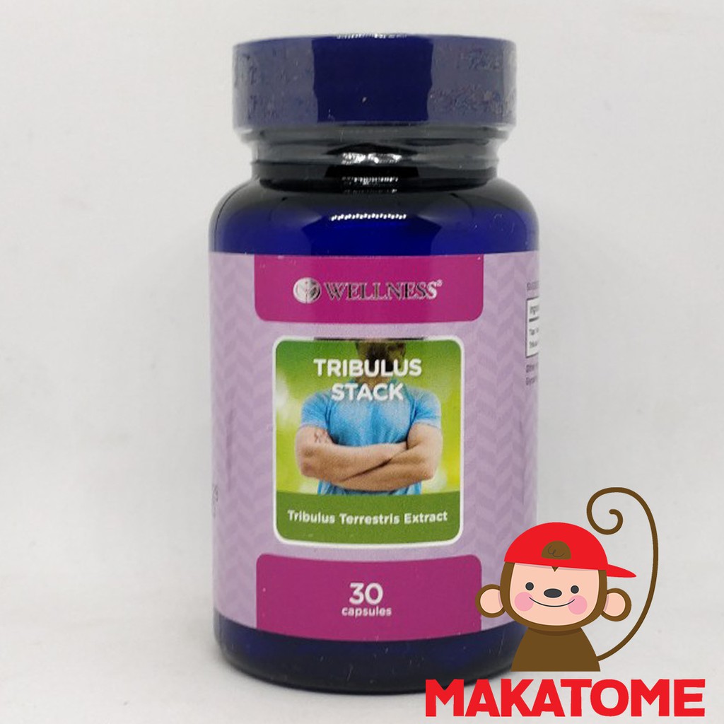 Jual Wellness TRIBULUS STACK 30 CAPSULES terrestris extract vitamin men ...