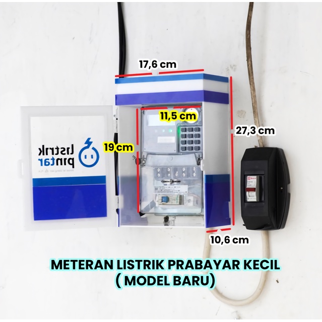 Jual Box Pln Pelindung Kwh Meteran Listrik Pintar Prabayar Kecil Bahan ...