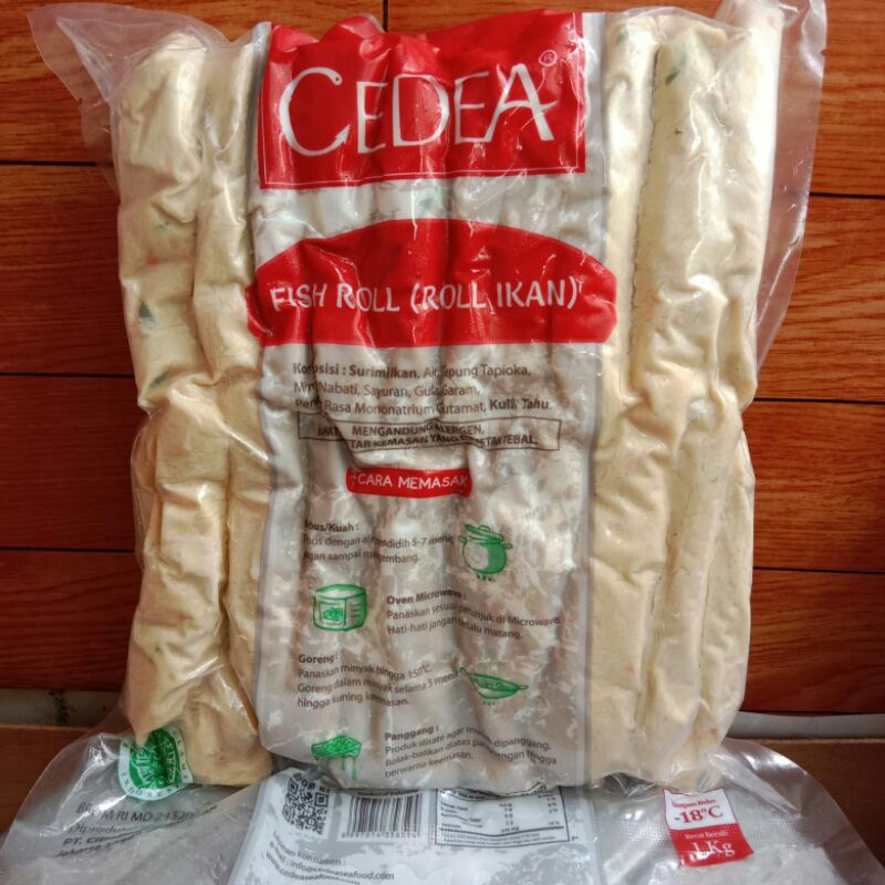 Jual Cedea Fish Roll 1Kg Row Roll Ikan Olahan | Shopee Indonesia