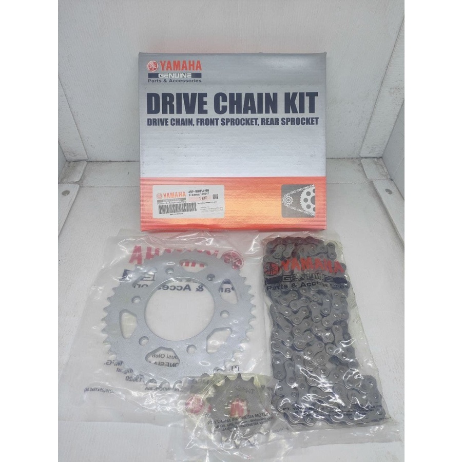 Jual Gearset Girset Gir Gear Set Rantai Rante Yamaha Byson Bison Karbu 45P | Shopee Indonesia