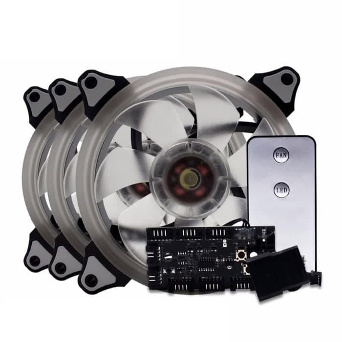 Jual CUBE GAMING AURA - Lite Version RGB RING FANS (3 Pcs Ring Fan ...
