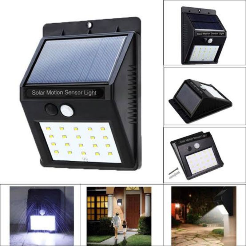 Jual LAMPU TAMAN SENSOR GERAK SOLAR CELL TENAGA SURYA | Shopee Indonesia