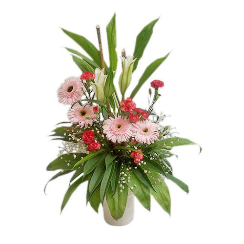 Jual Karangan Bunga Meja Rangkaian Bunga Vas Table Flower Karangan ...