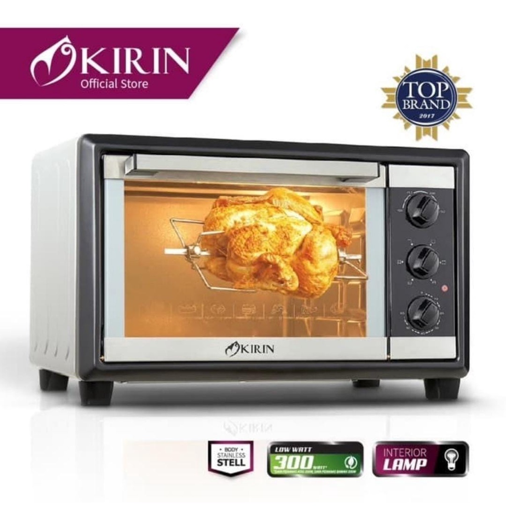Jual KIRIN Oven Listrik KBO 200 RA LW Low Watt 20 Liter 300watt | Shopee Indonesia