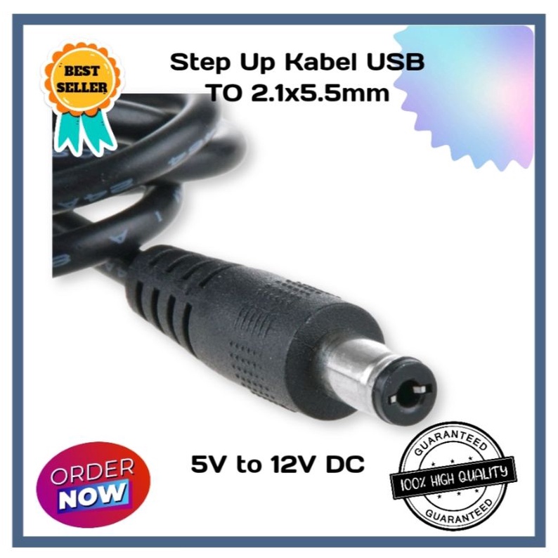 Jual Step Up USB TO Cable 2.1x5.5mm | Shopee Indonesia