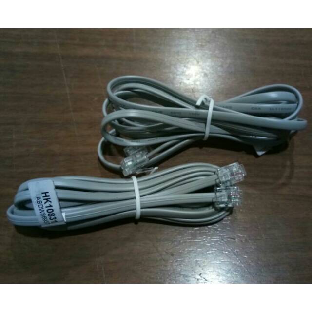 Jual kabel telepon - modem - pabx - RJ 11 termurah | Shopee Indonesia