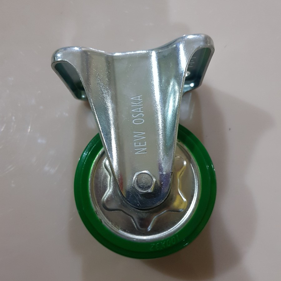 Jual Roda Troley Pu osaka 4 inch ( mati) | Shopee Indonesia