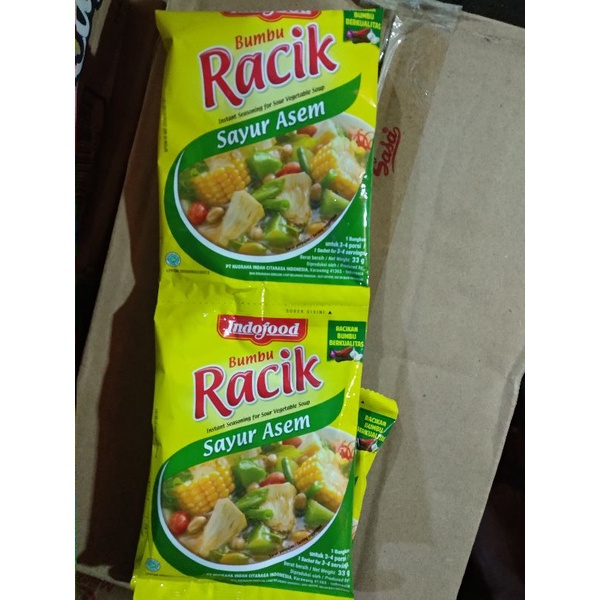 Jual RACIK SAYUR ASEM 1 renceng isi 10 | Shopee Indonesia
