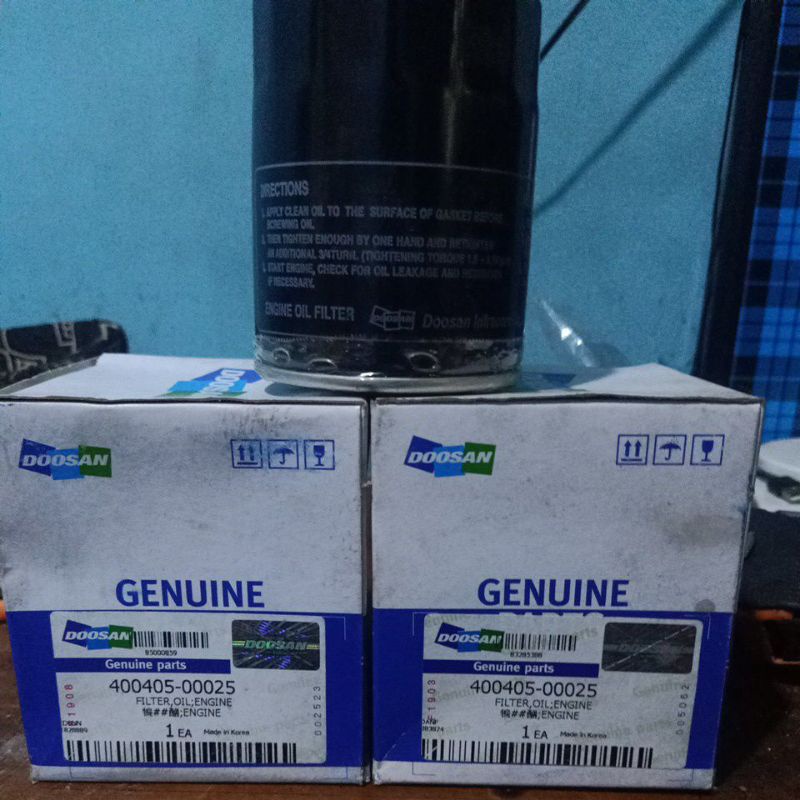 Jual 400405-00025 Engine Oil Filter Doosan | Shopee Indonesia