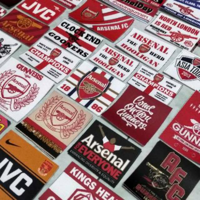 Jual Stiker Arsenal Limited Edition, The Gunners AFC New Edition 2025 ...