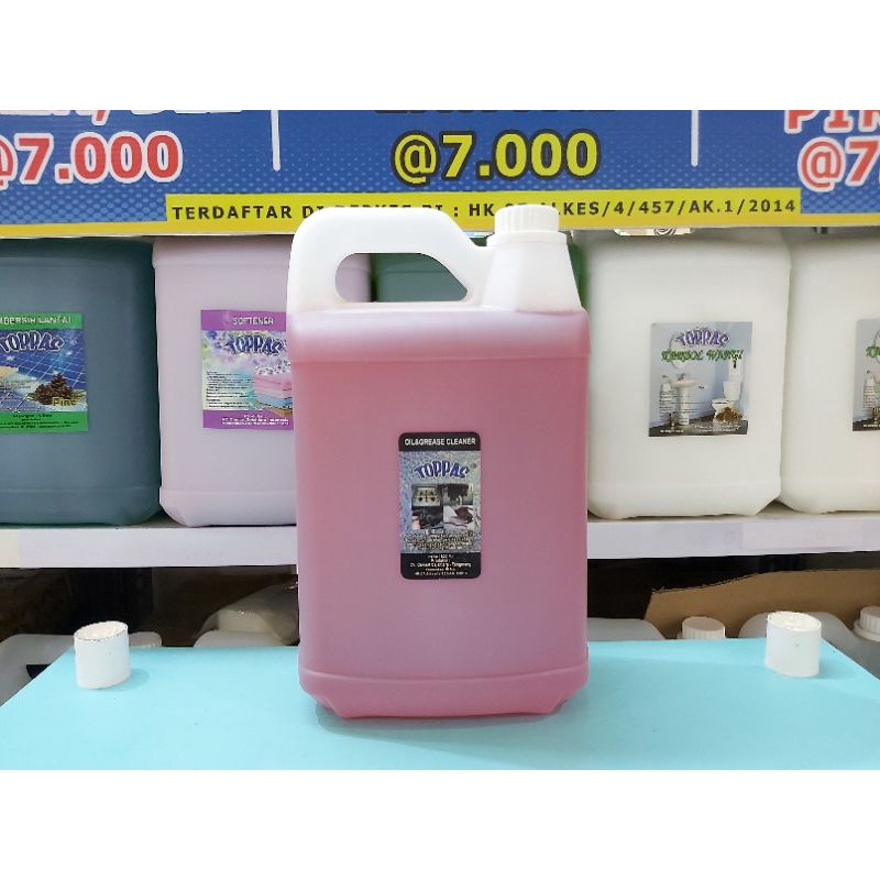 Jual OIL GREASE CLEANER PEMBERSIH MINYAK OLI 5 LITER WATER BASE - BPOM ...