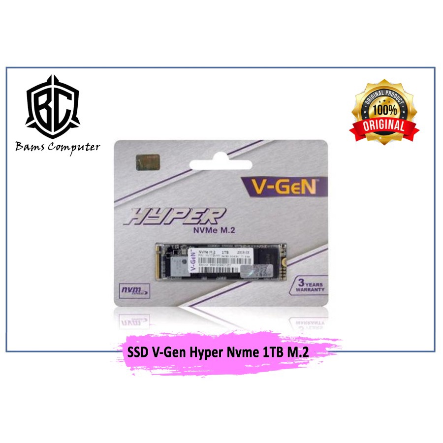 Jual SSD V-Gen Hyper Nvme 1TB M.2 Pcie Gen3 | Shopee Indonesia