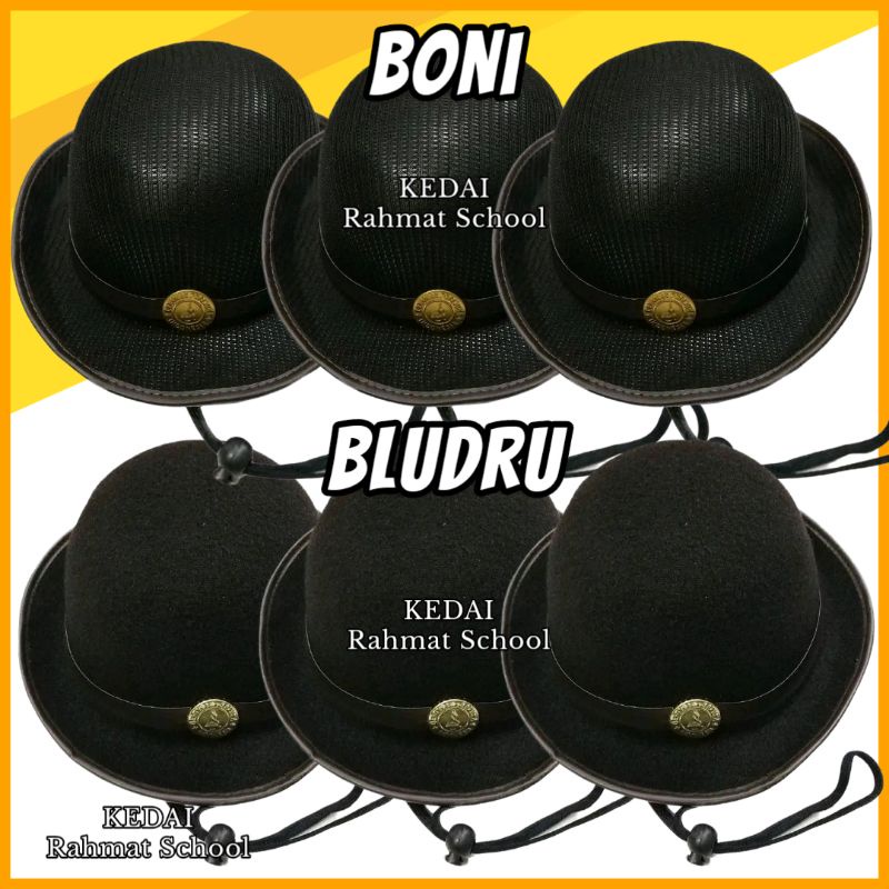Jual Topi Boni Bludru Laken Rajut Seragam Pramuka Penggalang Penegak SD ...